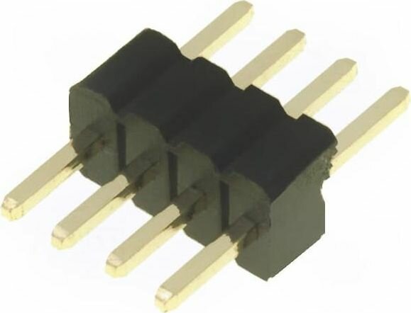 Разъем CONNFLY DS1031-01-1*4P8BV31-3A Штыревой IDC "папа" PIN 4 прямой 1,27мм THT позолота 1шт