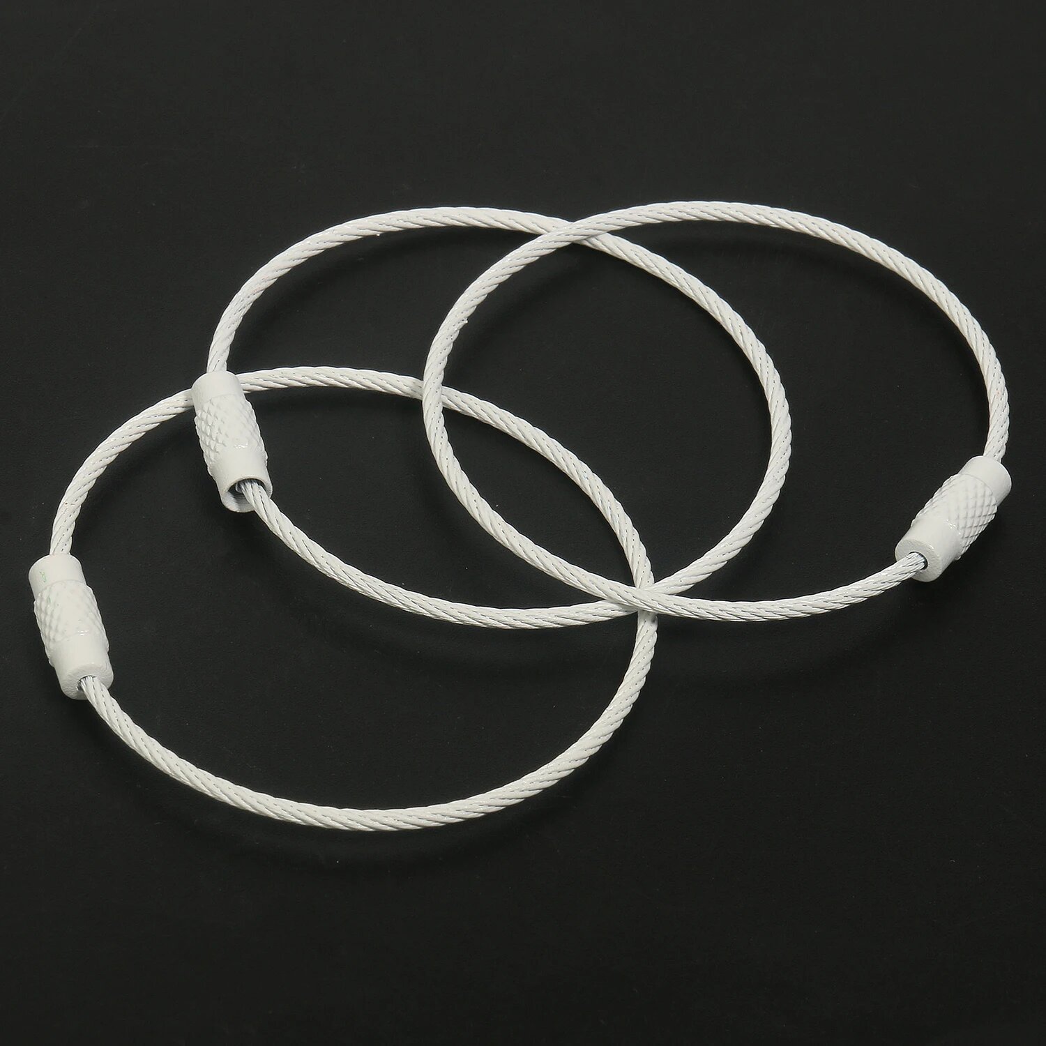 Брелоки AOHAYOOMQ из нержавеющей стали Белый, White