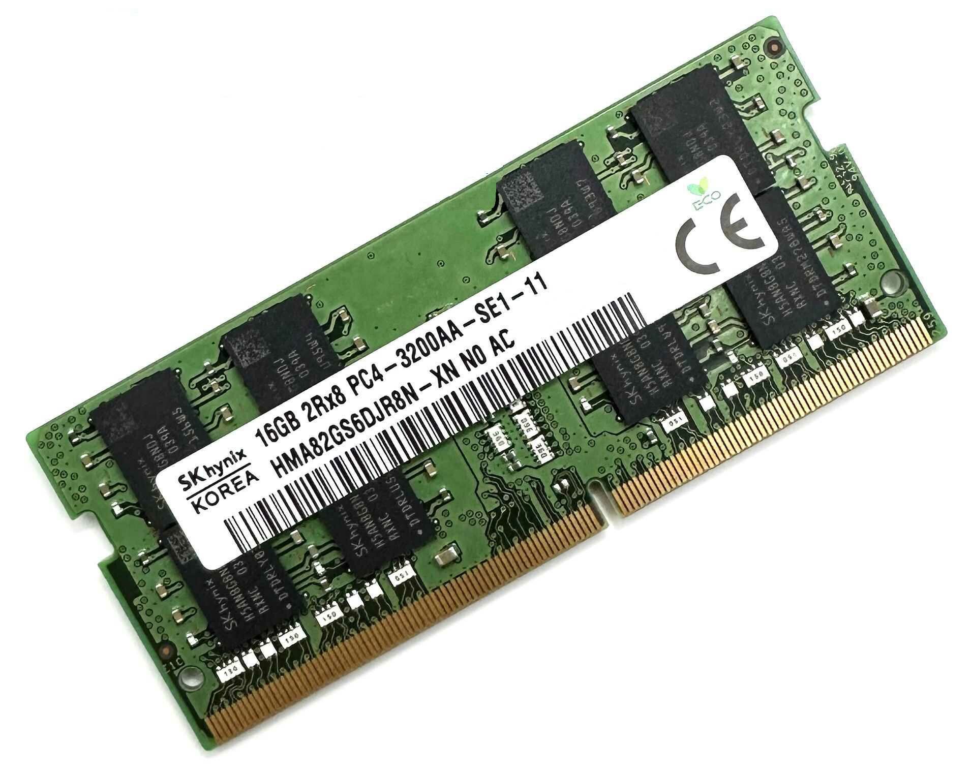 Оперативная память SODIMM 16GB DDR4-3200 SK hynix HMA82GS6DJR8N-XN