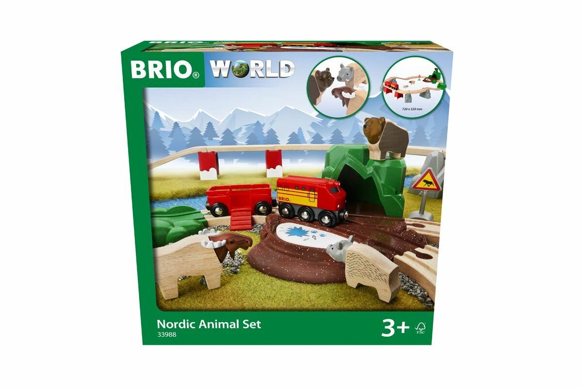 Деревянная железная дорога Brio - Северная железная дорога - Брио 33988