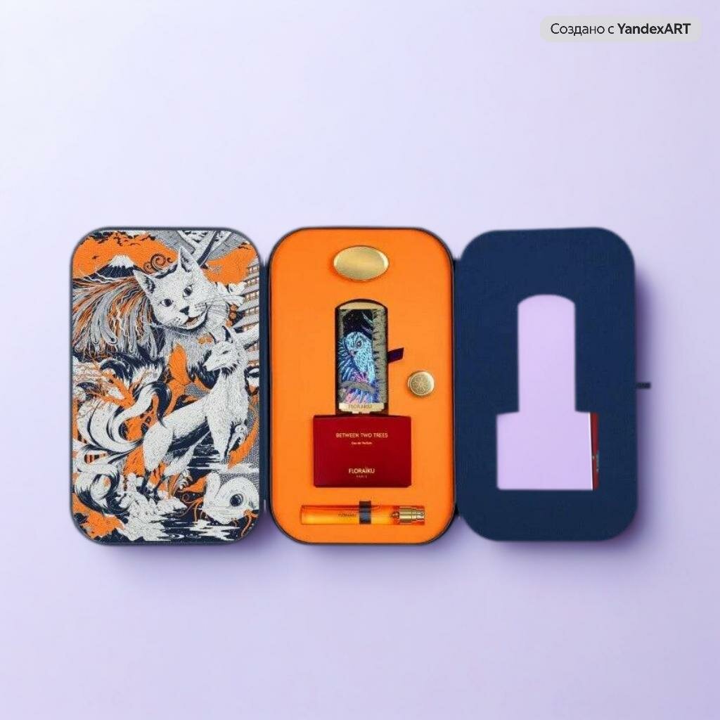 Парфюмерный набор Floraiku "Between Two Trees", унисекс, 2 флакона, 50 и 10 мл