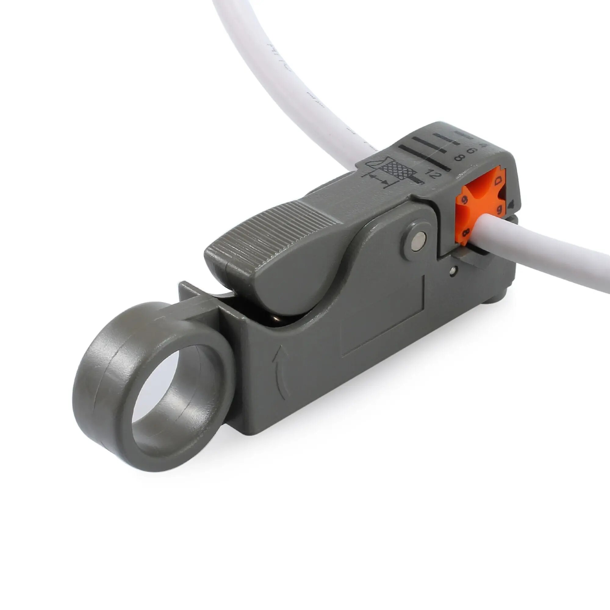 Инструмент снятия изоляции кабелей RG-58 RG-59 RG-6 для точной очистки и защиты жил