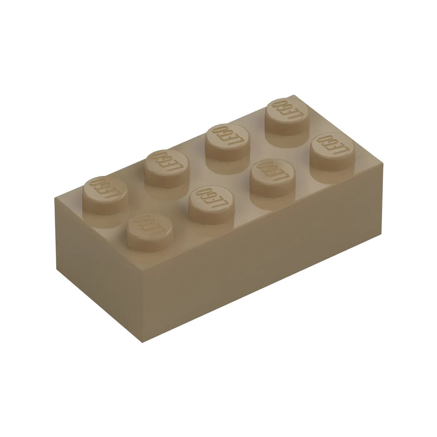 Деталь LEGO Кирпич LEGO Brick 2 x 4 3001 (3556, 15589, 54534, 72841) Dark Tan N