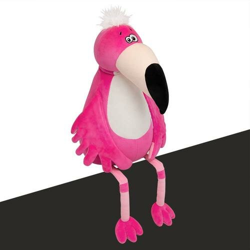 Мягкая Игрушка BUDI BASA Коллекция Прятки. Фламинго Руж, 32 см, лапки на магнитах (Pr32-11)