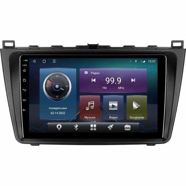 Магнитола CRS-300 Mazda 6 GH 2008-2012 с Android 14 - Процессор 8 ядер - Память 6+128Gb - Carplay - DSP - 4G(Sim)