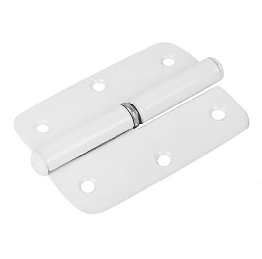 Петля накладная стальная ПН-85, цвет белый, левая, 85 мм, 37641-85L