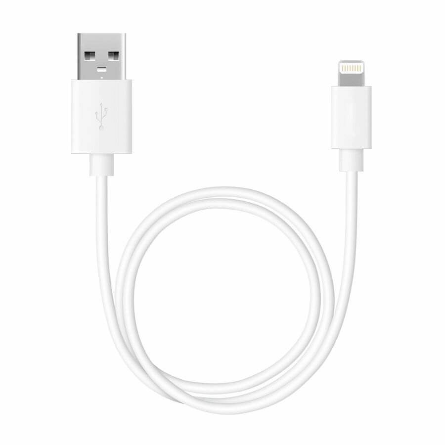 Кабель USB для iPhone Lightning (MD818ZM) <белый>