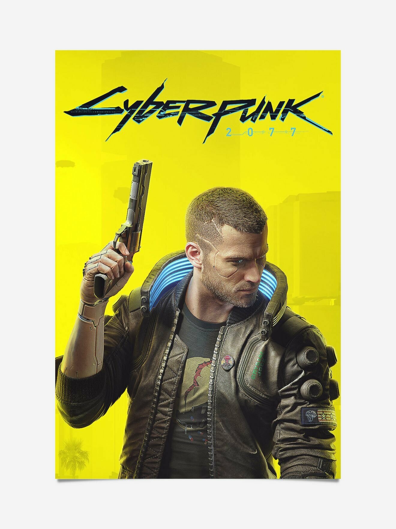 Постер по игре Cyberpunk 2077 - Киберпанк 40 на 60 см. от Poster4me