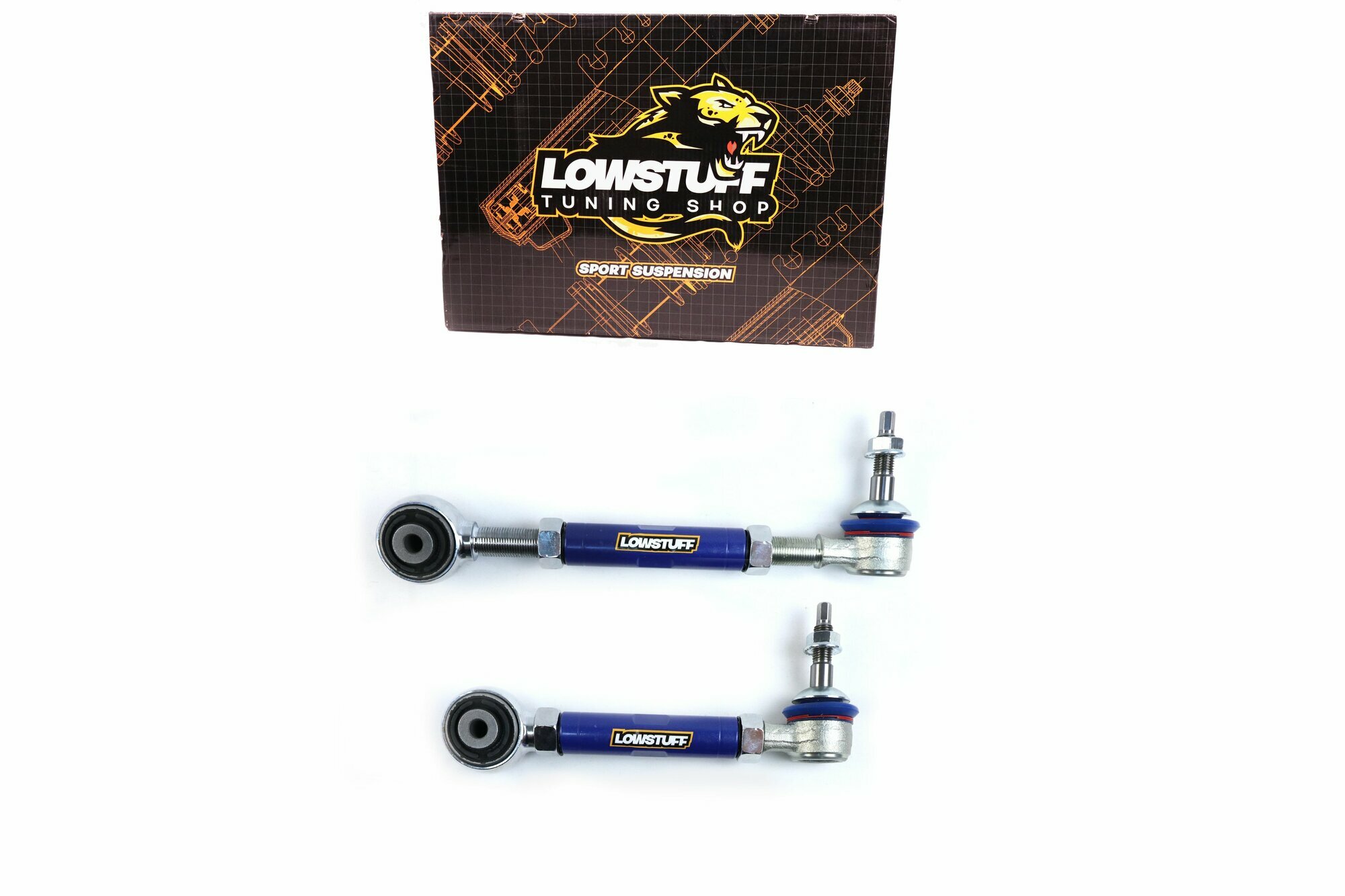 BMW E39, E60, E61, E63, E64, E65, E66 регулируемые рычаги схождения задней оси LOWSTUFF DS 67DSBME39