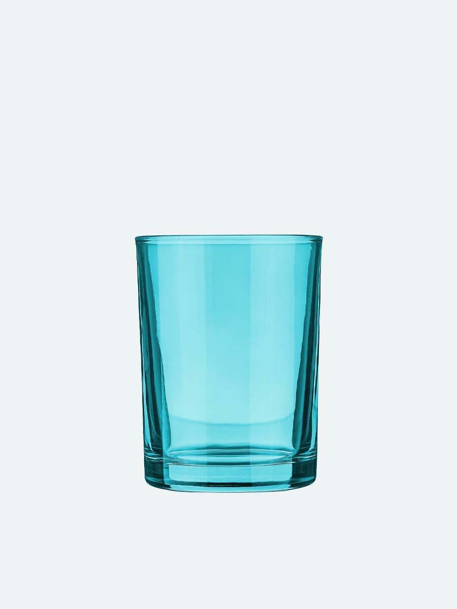 Стакан для зубных щеток Bright Colors, 8х8х10,5 см, цвет бирюзовый