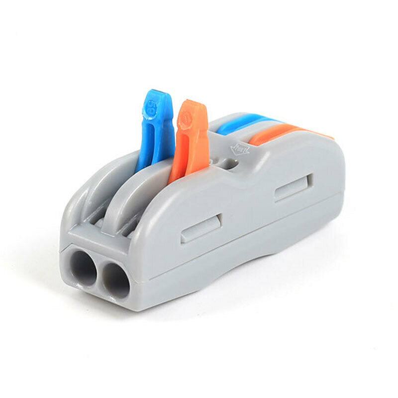 Многоразовая клемма соединитель 2+2 раздельных контакта. Комплект 50 шт.