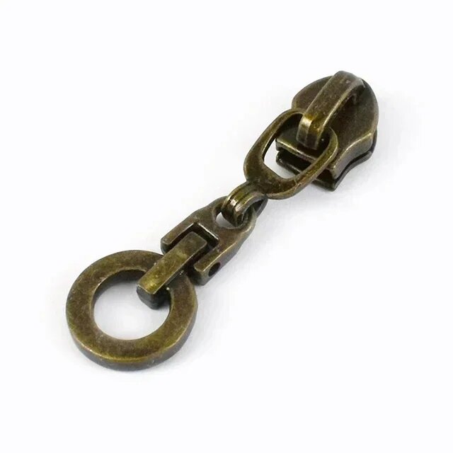Слайдеры для молнии Meetee №5 ZT199-12-Bronze, 10Pcs