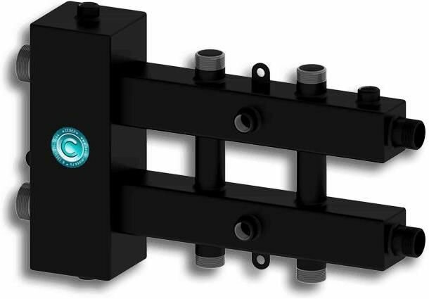 Гидравлический разделитель модульного типа Север-М3 до 70 кВт 1 1/4" х 1" на 3 контура