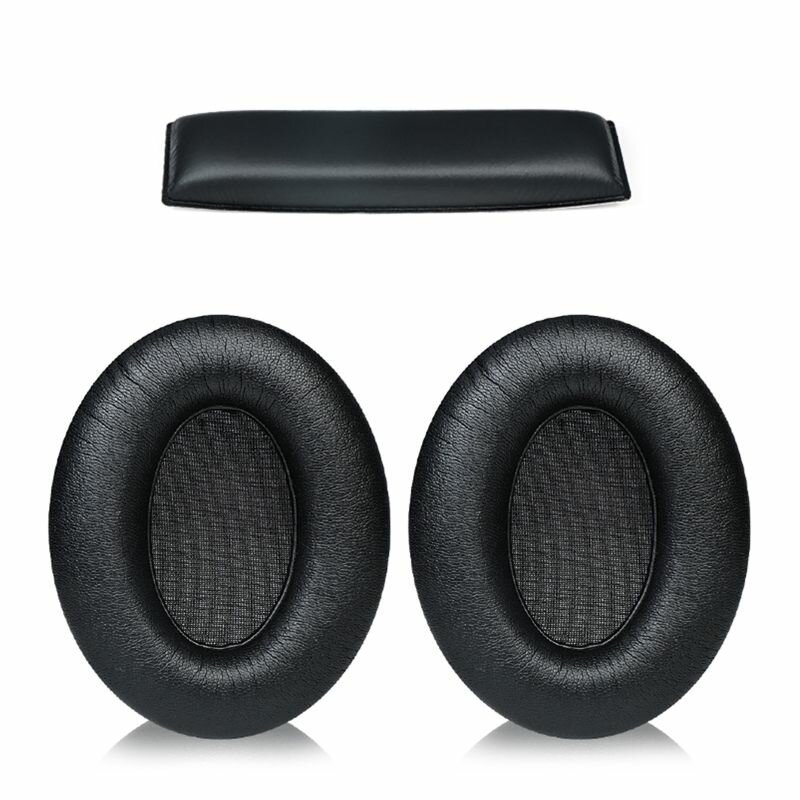 Амбушюры для Sennheiser HD200 Pro, Белковая кожа