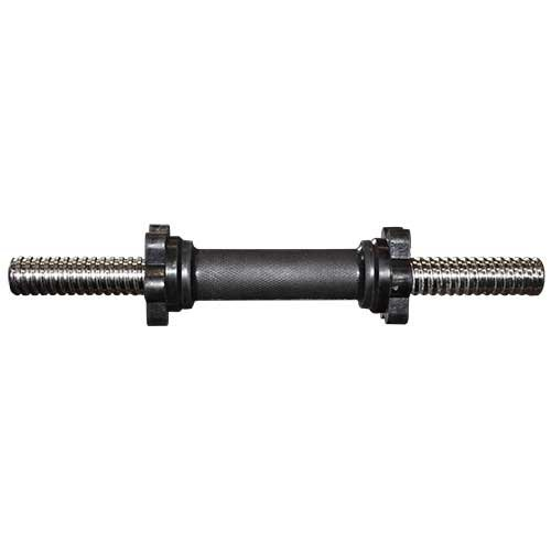 Гриф гантельный MB Barbell d 25 мм обрезиненная ручка/гайка Вэйдера L400 мм