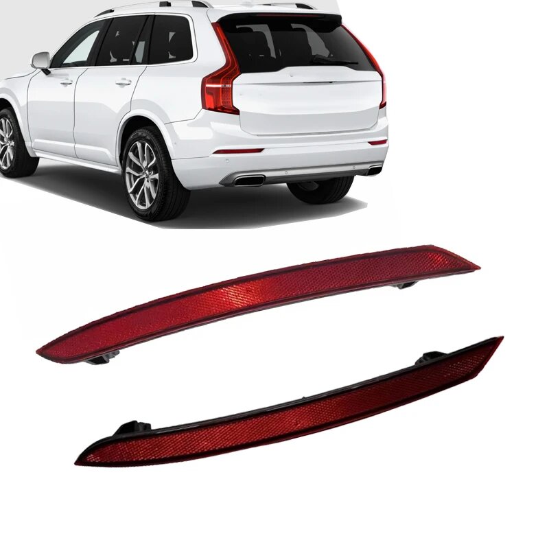 Отражатель заднего бампера автомобиля без лампы для Volvo XC90 2016 2017 2018-2022, Left and Right