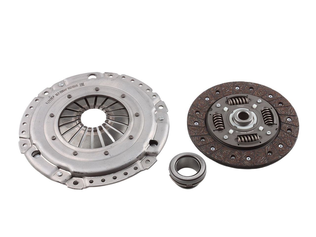 UNIO CLT-20044 (90251210 / 96181631 / 96285360) комплект сцепления с подшипником Daewoo (Дэу) Lanos (Ланос) (klat)