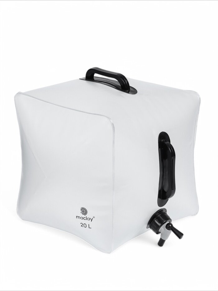 Maclay Канистра для туриста maclay, 20 л, 28×28×24 см, ПВХ, белая