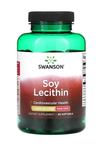 Swanson Soy Lecithin 1200 mg (90 гель кап)