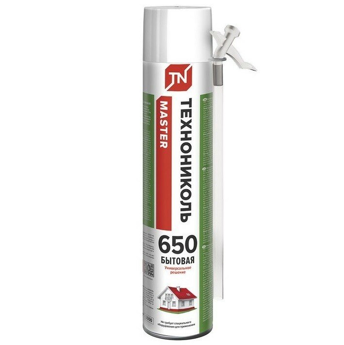Пена монтажная бытовая Технониколь Master 650 650гр
