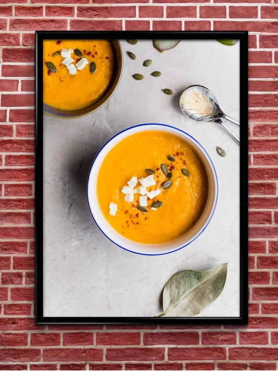 Плакат, Постер Кухня, А3 (фотопанно, постер на стену)