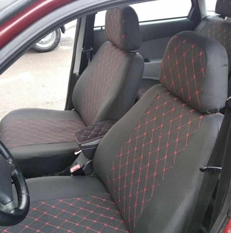 Автомобильные Чехлы Ваз 2110, Лада Приора 1 Седан / Материал Жаккард