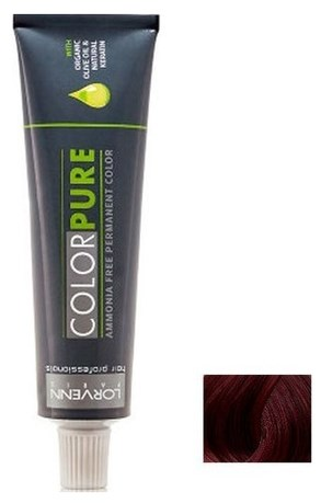 Краска для волос Lorvenn Color Pure Ammonia Free безаммиачная, 5.5