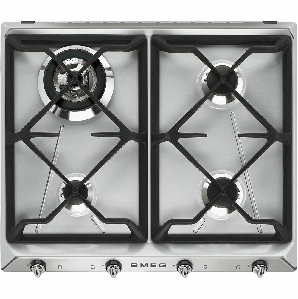 Варочная панель SMEG SR964XGH Victoria газ, варочная 60см, нерж