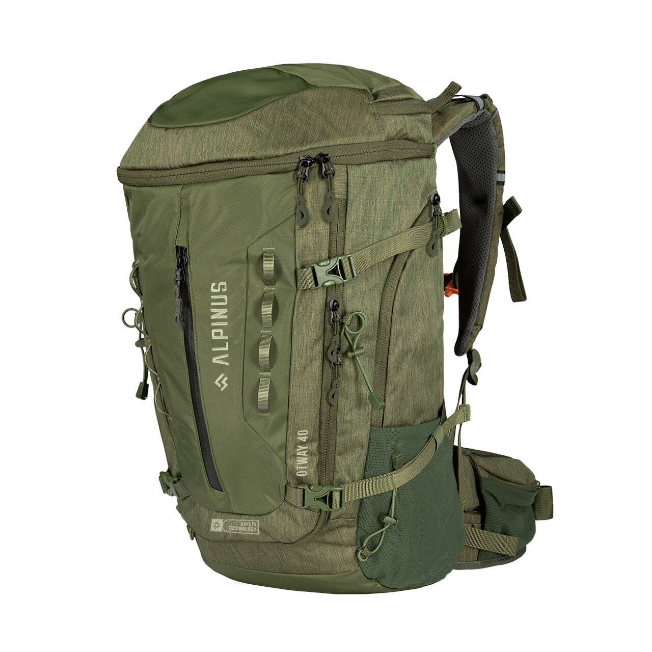 Decathlon Туристический рюкзак, походный Alpinus Otway 40 л, зеленый