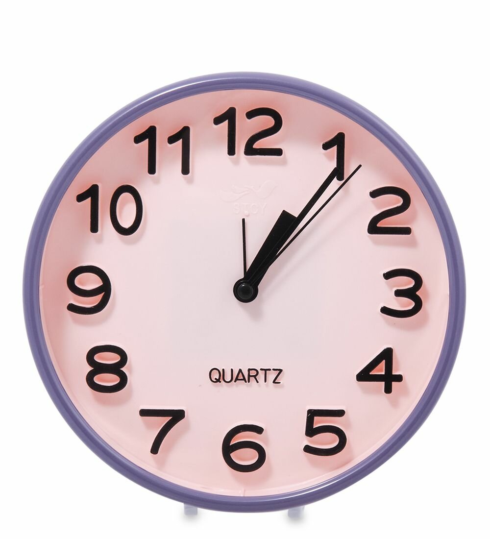Часы настенные розовый