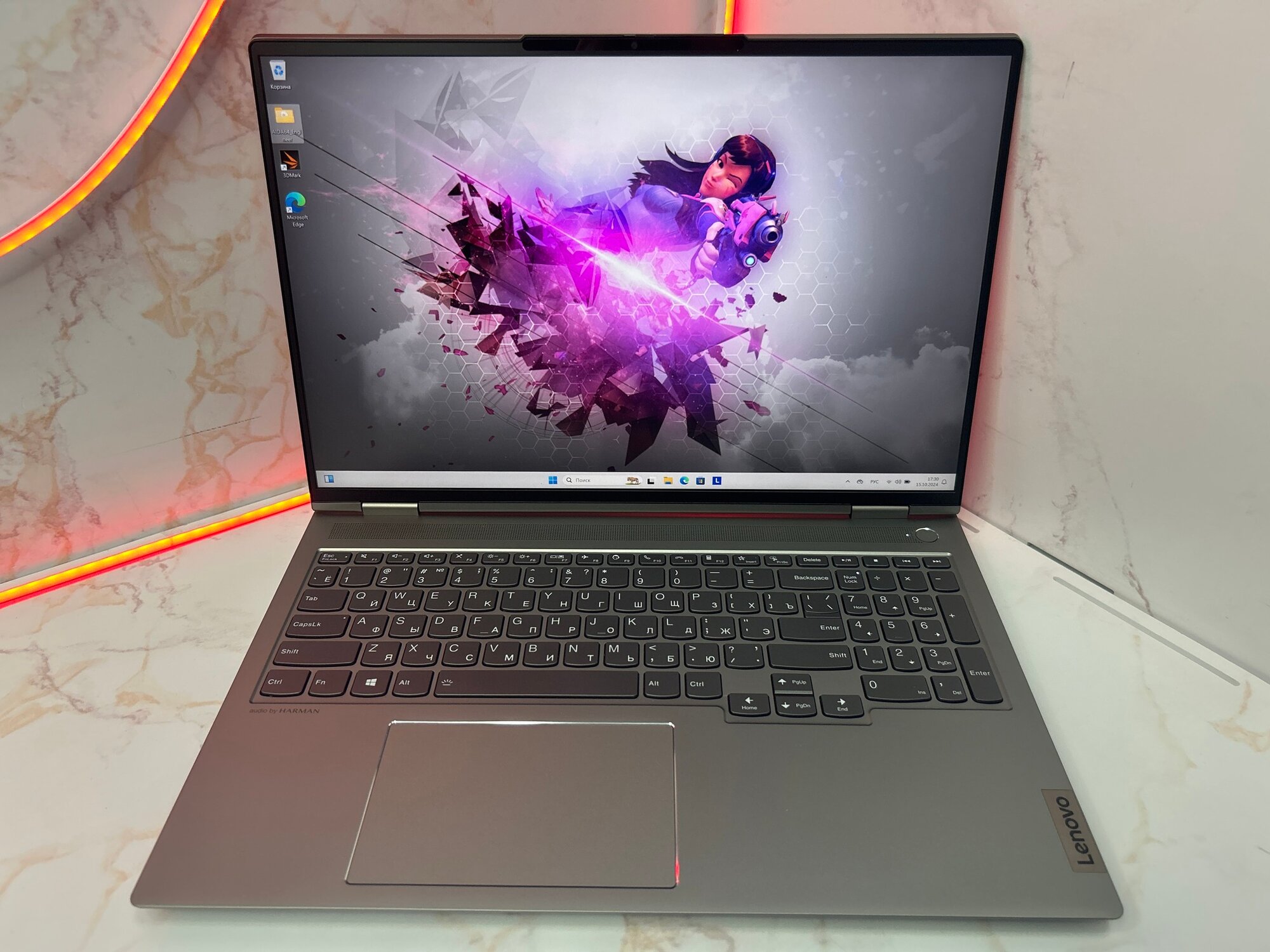 Ноутбук Lenovo ThinkBook 16p G2 ACH (20YM0009RU) 16"/AMD Ryzen 7 5800H/RAM 16GB/SSD 1024GB/GeForce RTX 3060 6GB/2560*1600/IPS/Windows 11/Подсветка кл-ры: LED/черный