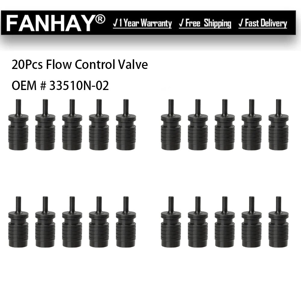 20 шт. CVT JF011E RE0F10A F1CJA клапан управления расходом насоса клапан управления потоком для Dodge для Jeep для Nissan 33510N-02 33510N02