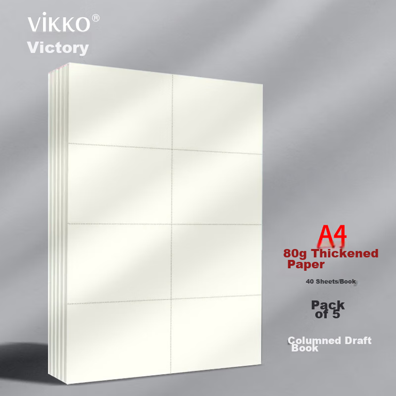 [Самая низкая цена онлайн] VICTOR Draft Paper A4 Blank Notebook для учащихся начальной, средней и средней школ,
