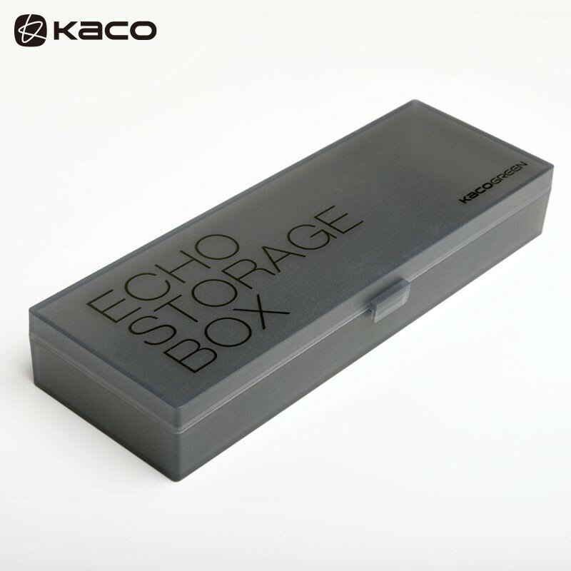【Lowest Price Online】KACO Minimalist Student Large Capacity Pencil Case Ins Storage Box Matte Black K1521