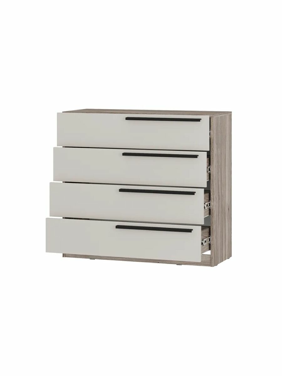 Комод КМ-02, Дуб смоки, Кашемир