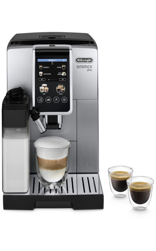 Кофемашина Delonghi Dinamica Plus ECAM380.85. SB серебристый/черный (0132215485)