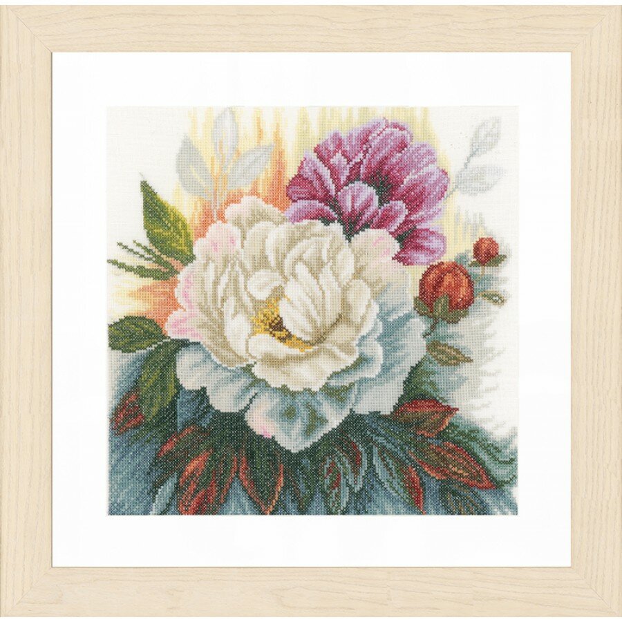 Набор для вышивания White rose LANARTE 25 x 25 см LANARTE PN-0165377