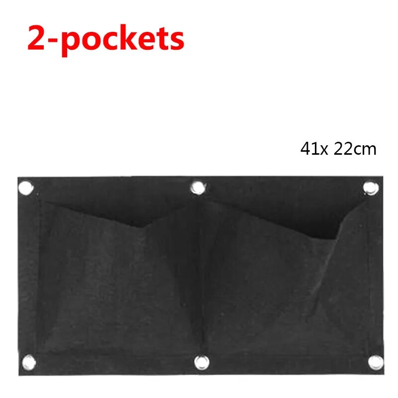 Вертикальные садовые пакеты 2/4/9 карманов 2pockets 22X41