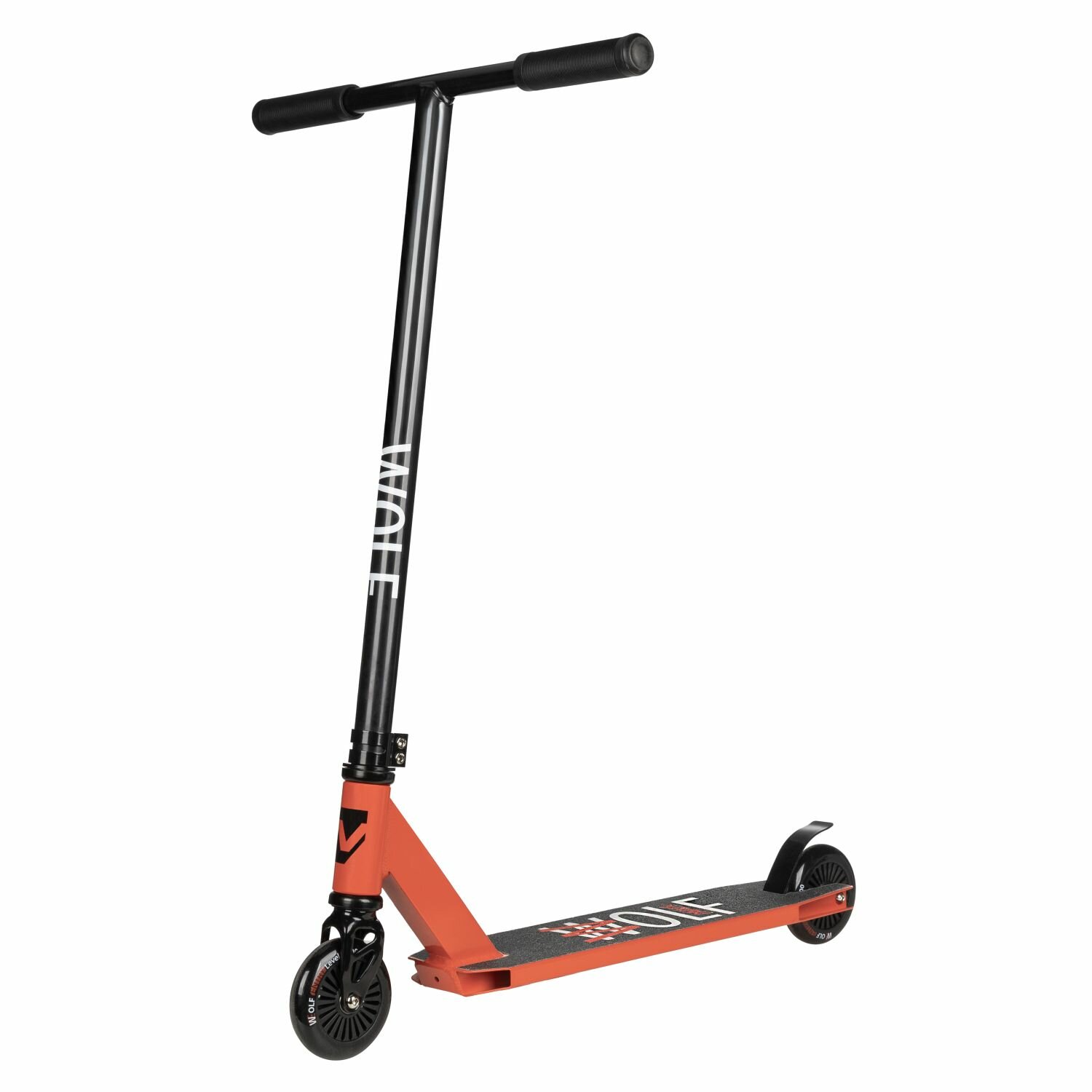 Самокат Novatrack "Wolf 10", трюковой, для мальчиков, 2025 год, красный