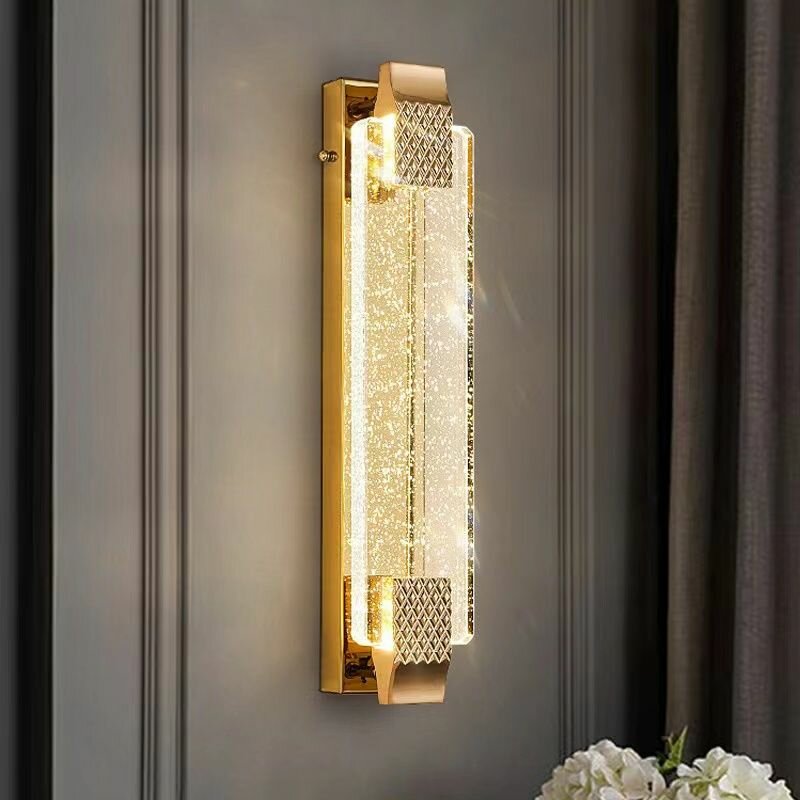 Светильник настенный/с хрустальными пузырьками ATABB HJ003-22 LED 3000k 4500k 6000k 10Bt 50CM -hj