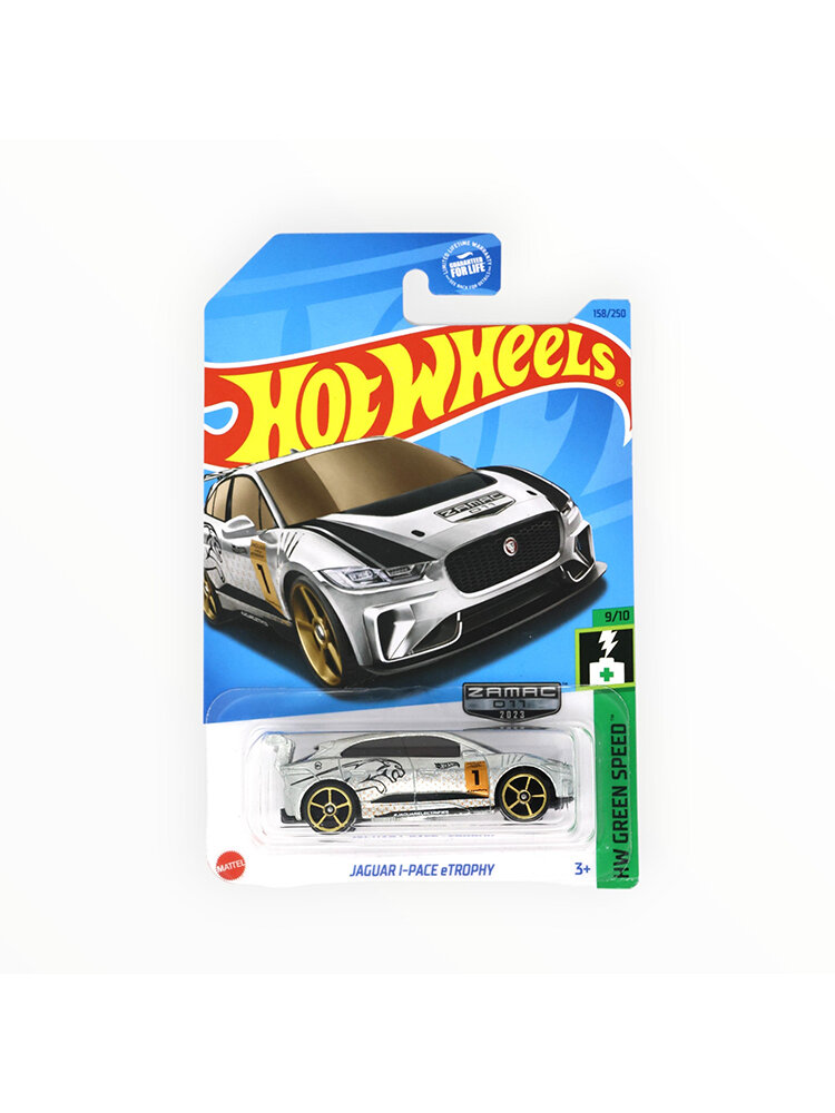 Машинка Mattel Hot Wheels 2023 Zamac Jaguar i-Pace eTrophy