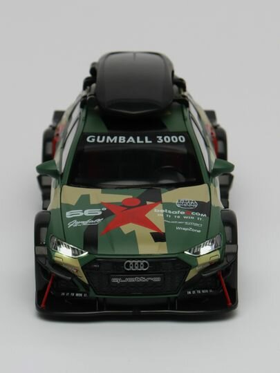 Машинка металлическая 1:24 "AUDI RS6" камуфляж с обвесом 1900-282