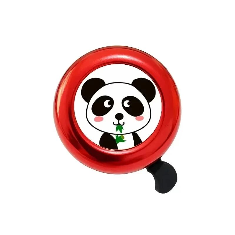 Детский велосипедный звонок Cartoon Animal Красный, Red bell panda