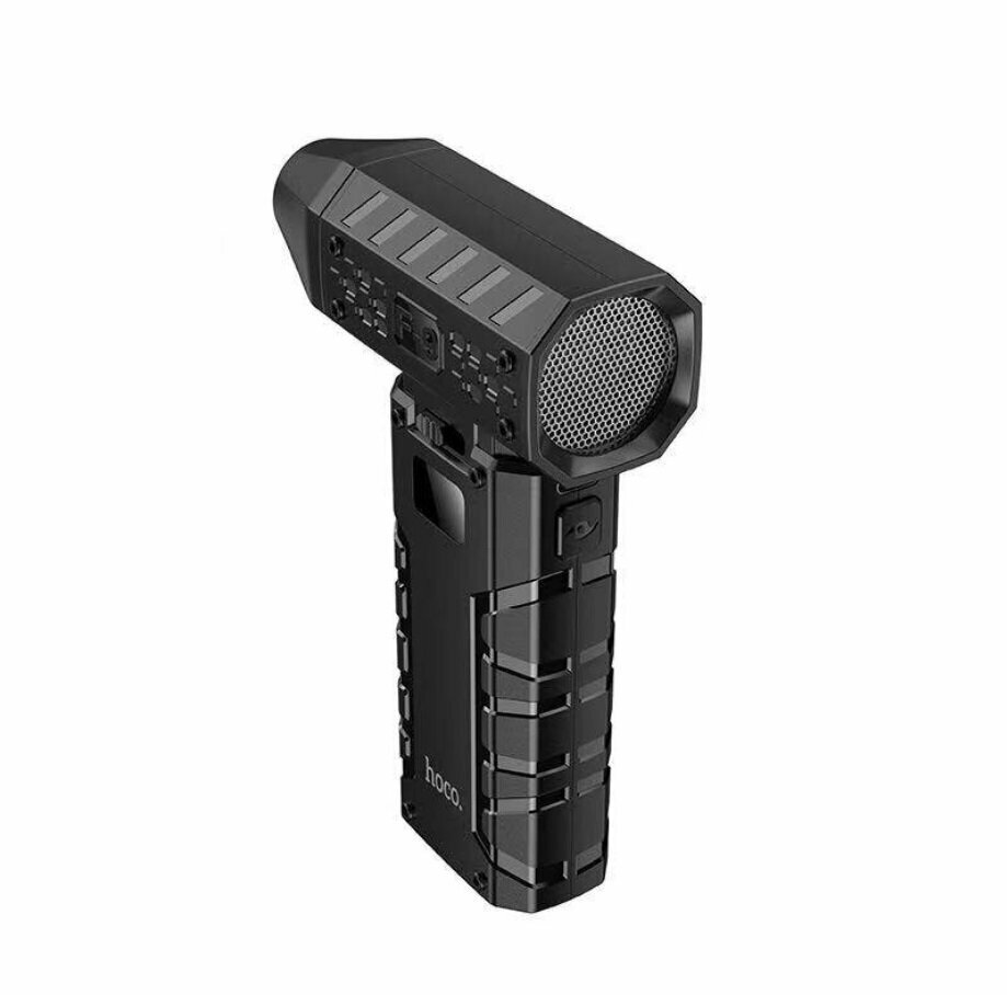Турбо вентилятор Hoco HX67 Force Fan 60W, 3000 mAh, LED display, Черный — фото 1