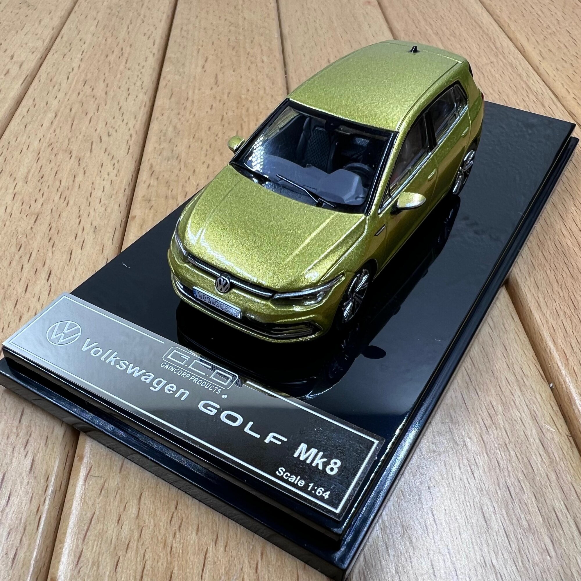 Миниатюрная модель автомобиля из литого металла Фольксваген Гольф R GTI MK8 модель автомобиля Игрушки 1:64 Volkswagen Golf R GTI MK8