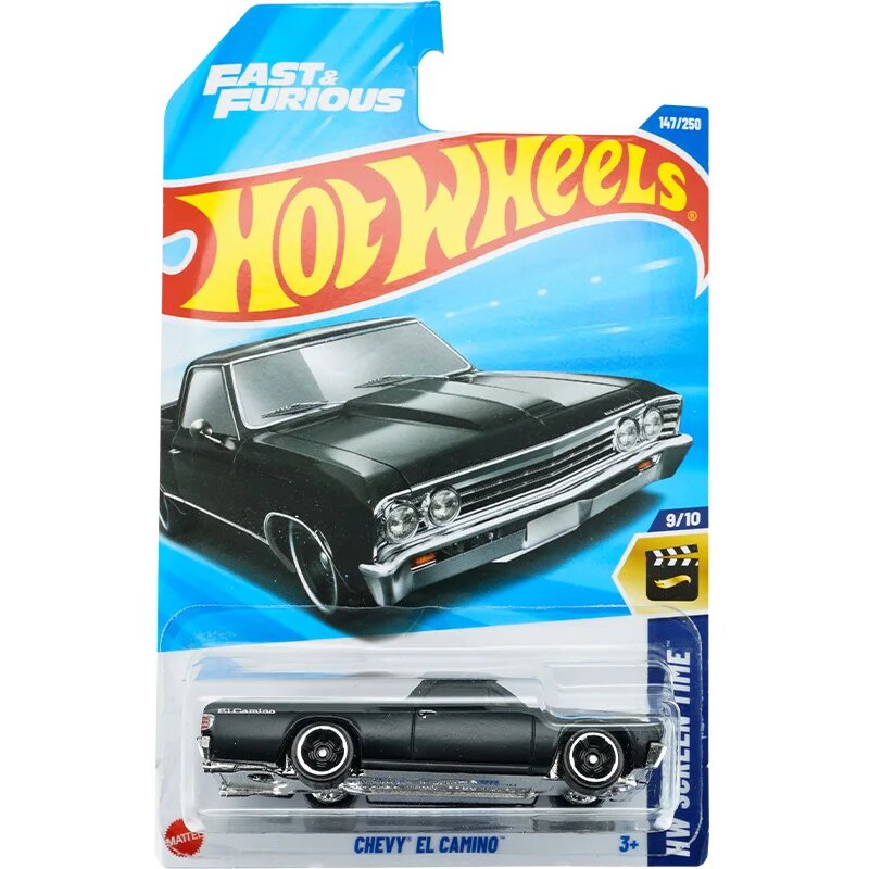 Hot Wheels Chevy El Camino, черный, 1:64