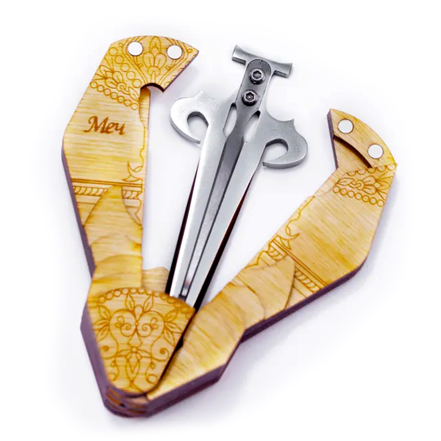 Варган Глазырина "Меч" с деревянным футляром - музыкальный инструмент для начинающих и профи, великолепный подарок