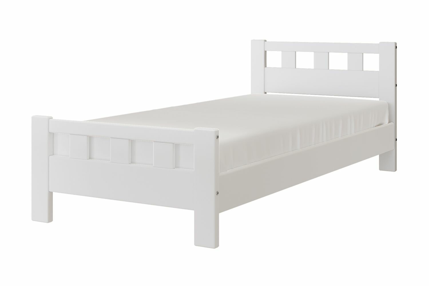 Вероника-2 Кровать Белый 90х200