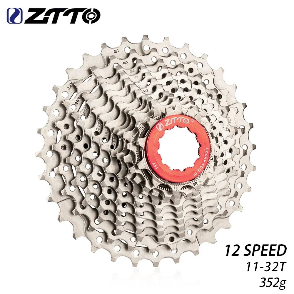 ZTTO 12-скоростная кассета для велосипеда сталь 11-51T 12S-32T