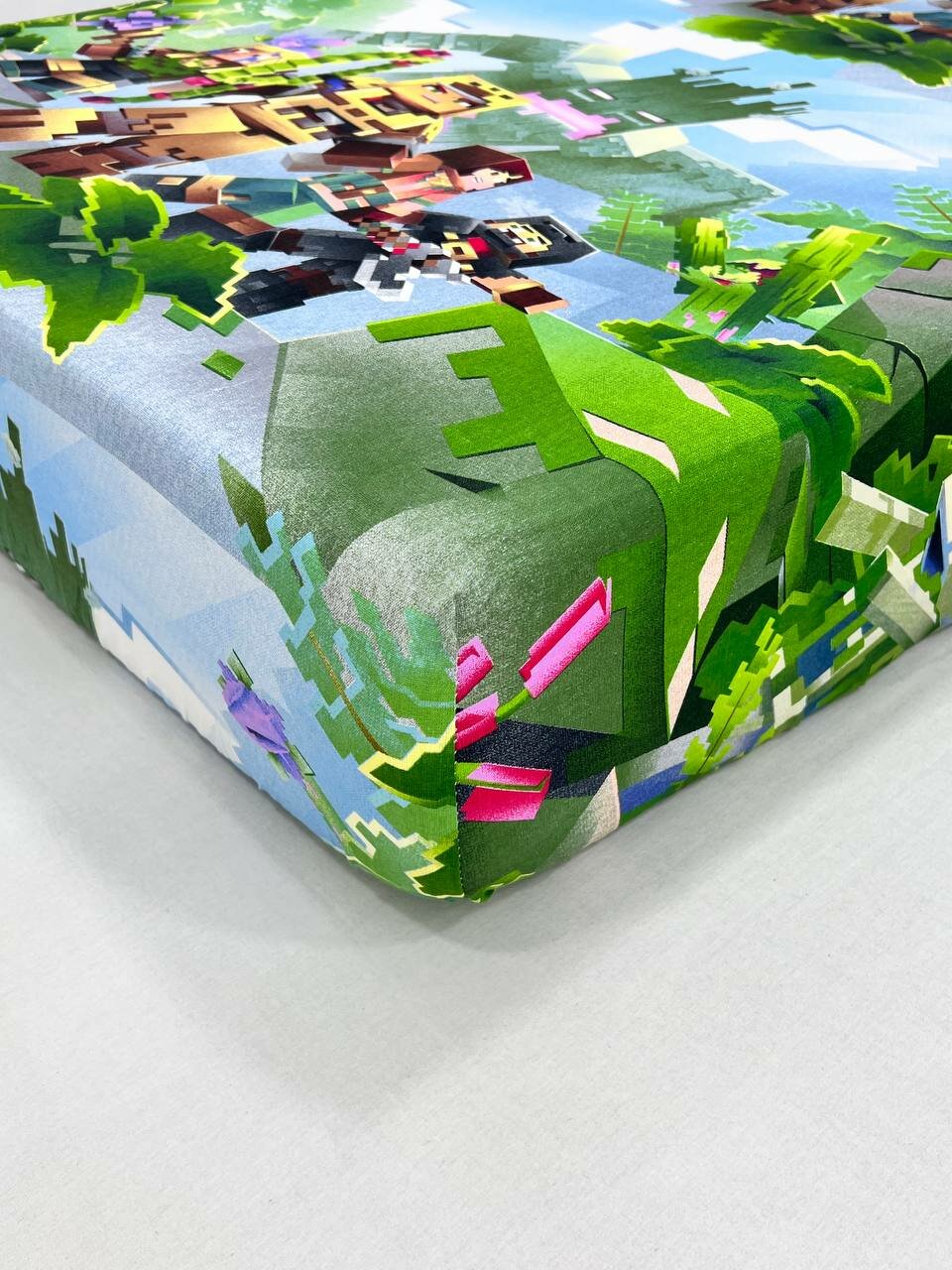 SOANA Простынь на резинке 80х160х20 см, детская, Бязь 100% хлопок